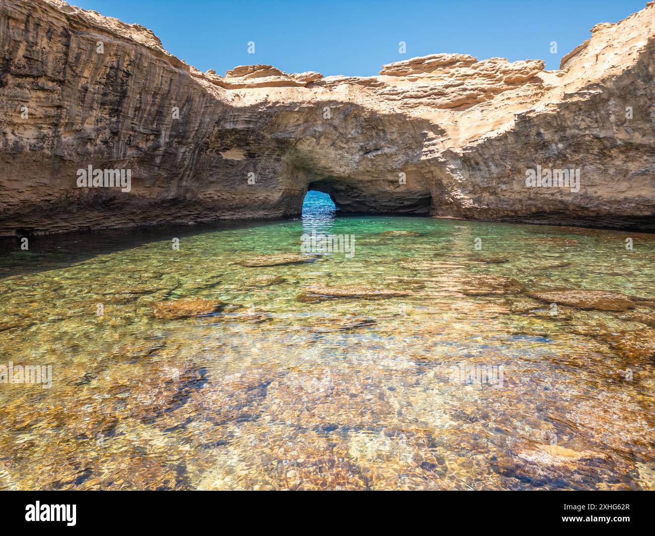 Inside the Grotte de Saint Antoine, a collapsed limestone cave on the ...