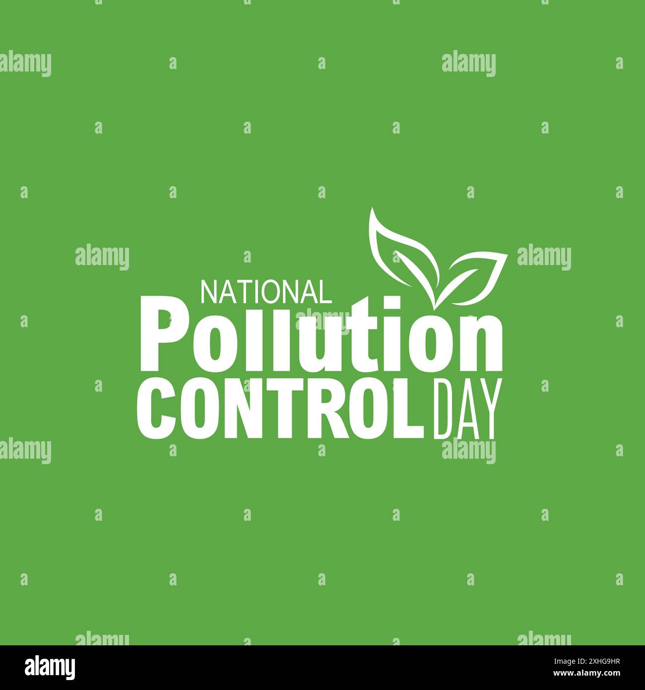 Vector illustration of National Pollution Control Day isolated ...