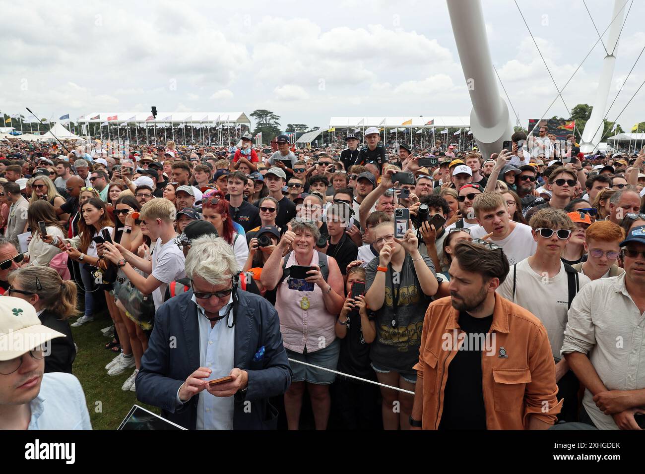 Goodwood, West Sussex, UK 14th July 2024. Thousands of motorsport fans ...