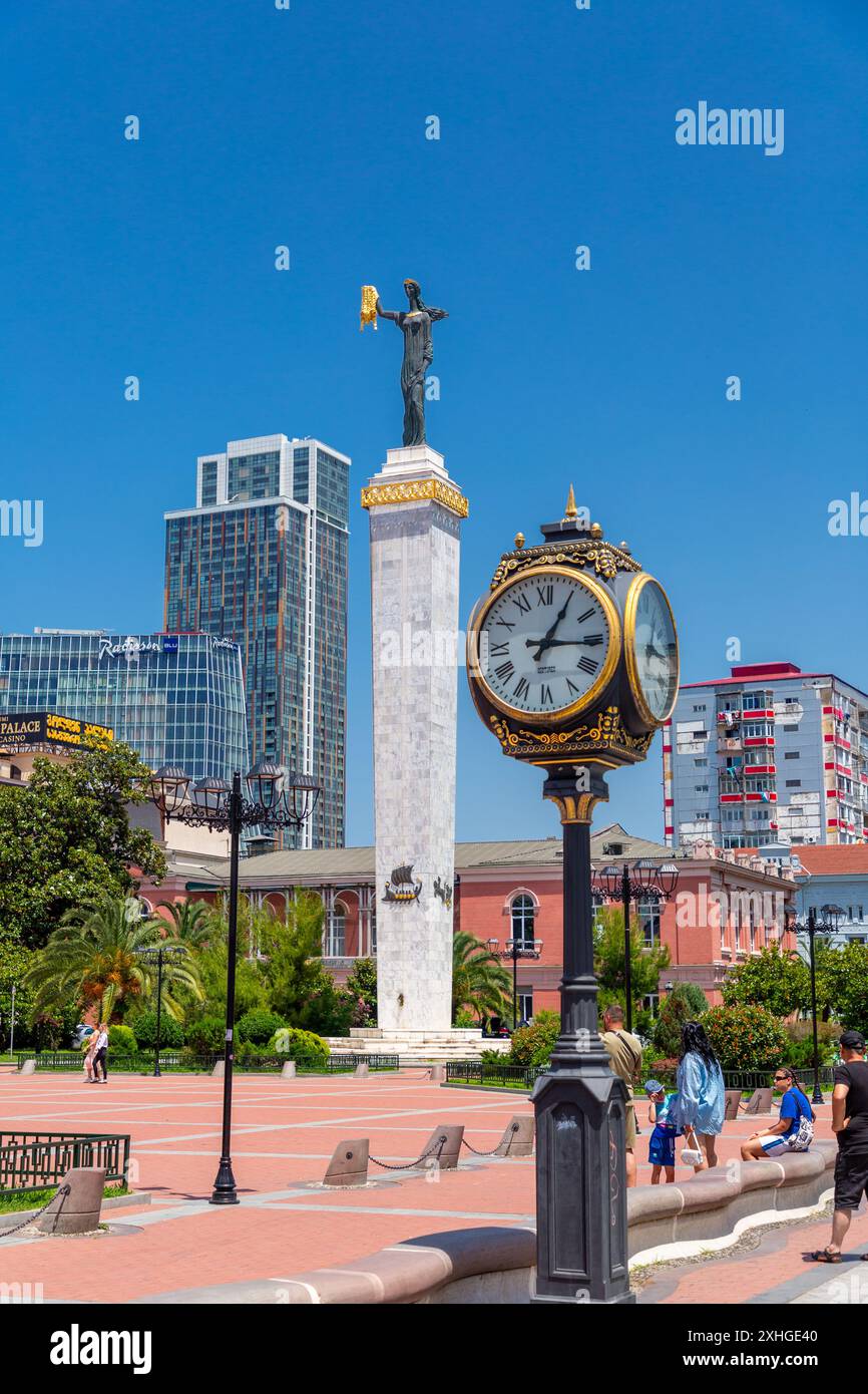 Batumi, Georgia - 13 JUNE 2024: The Medea statue is a monument to Medea ...
