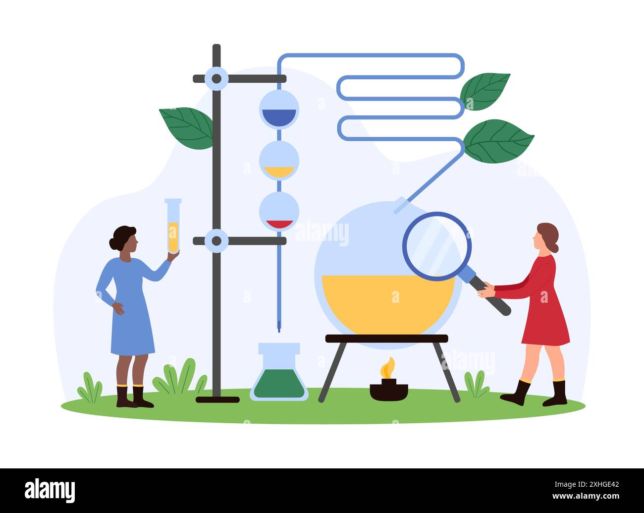 Analytical laboratory Stock Vector Images - Alamy