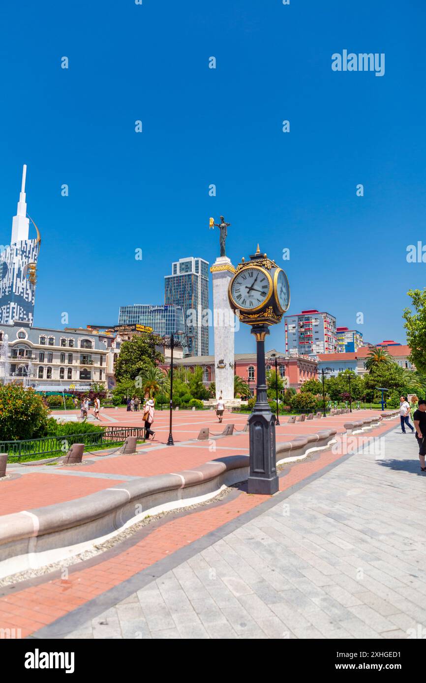 Batumi, Georgia - 13 JUNE 2024: Europe Square is one of the most ...