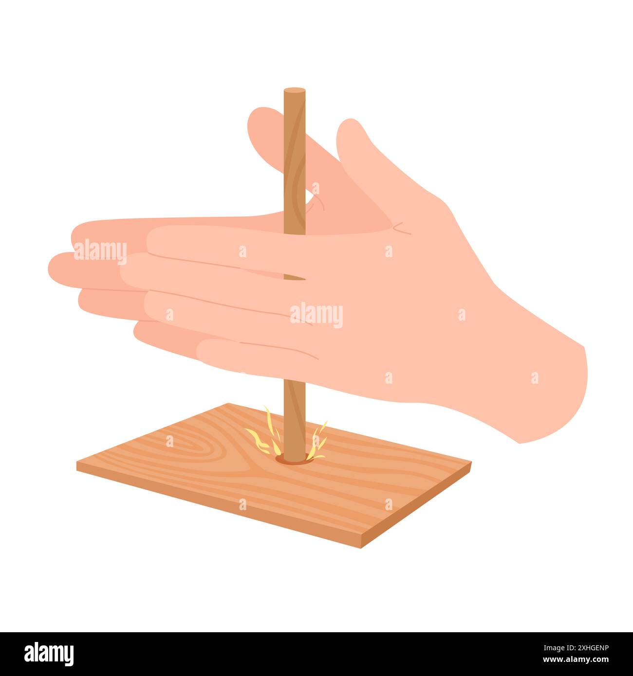 Friction fire hi-res stock photography and images - Alamy