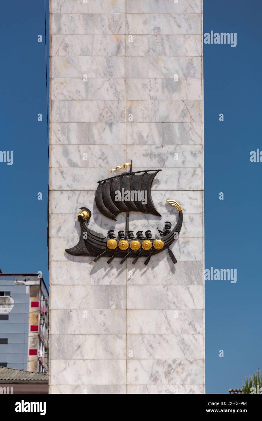 Batumi, Georgia - 13 JUNE 2024: The Medea statue is a monument to Medea ...
