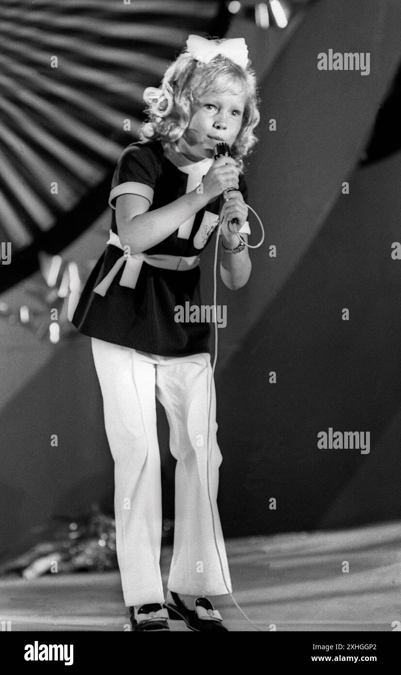 ANITA HEGERLAND Norwegian child star at a music festival in Bulgaria ...