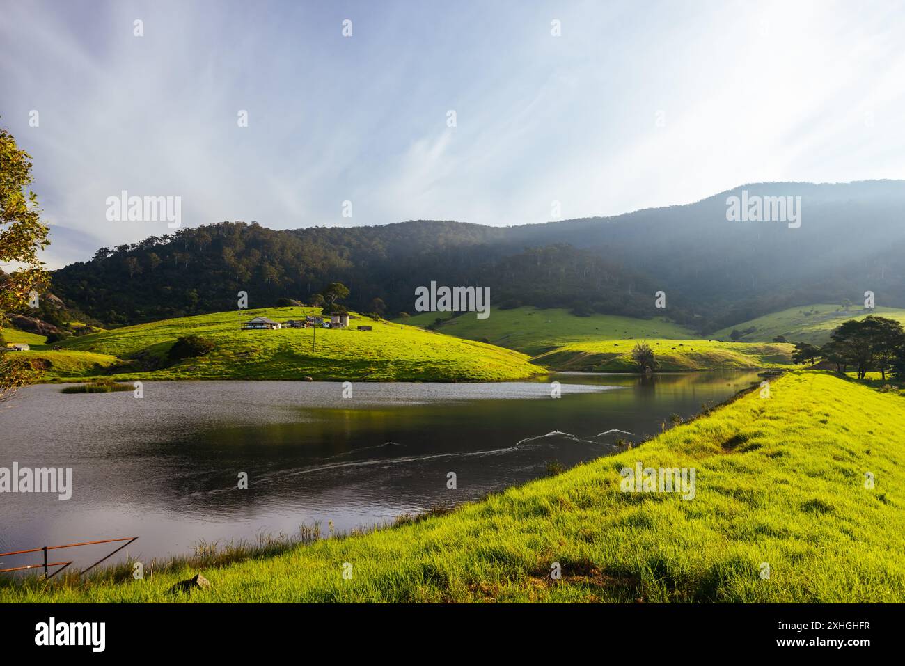 Tilba and Mount Dromedary Landscape in Australia Stock Photo - Alamy