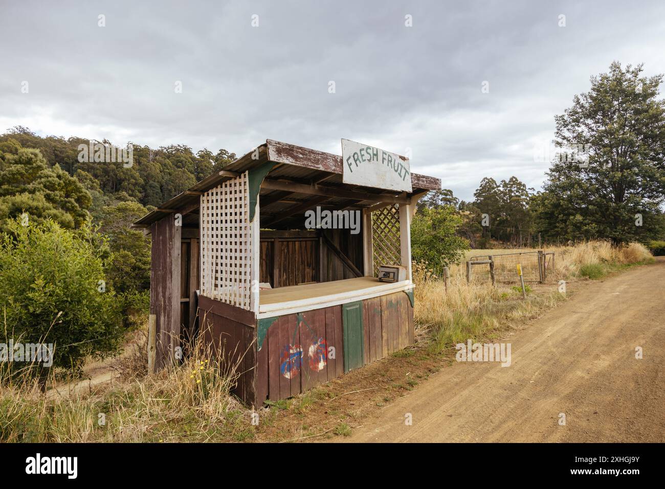 Roadside Selling in Tasmania Australia Stock Photo - Alamy