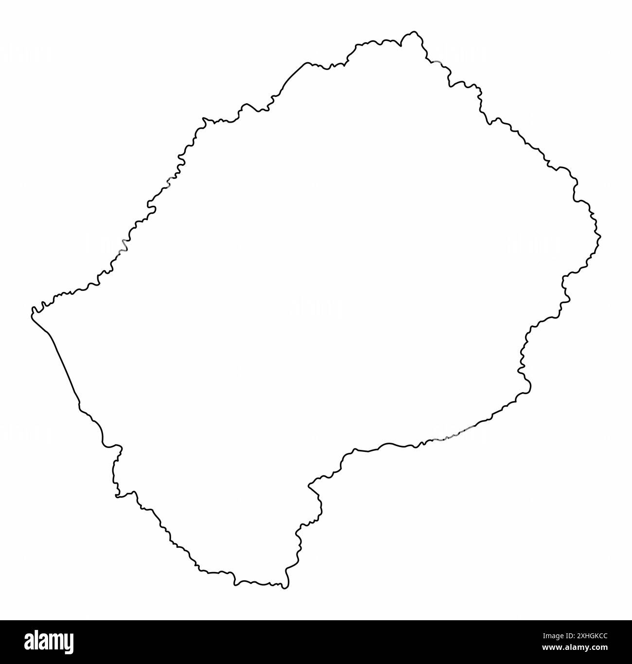 Political map of africa lesotho hi-res stock photography and images - Alamy