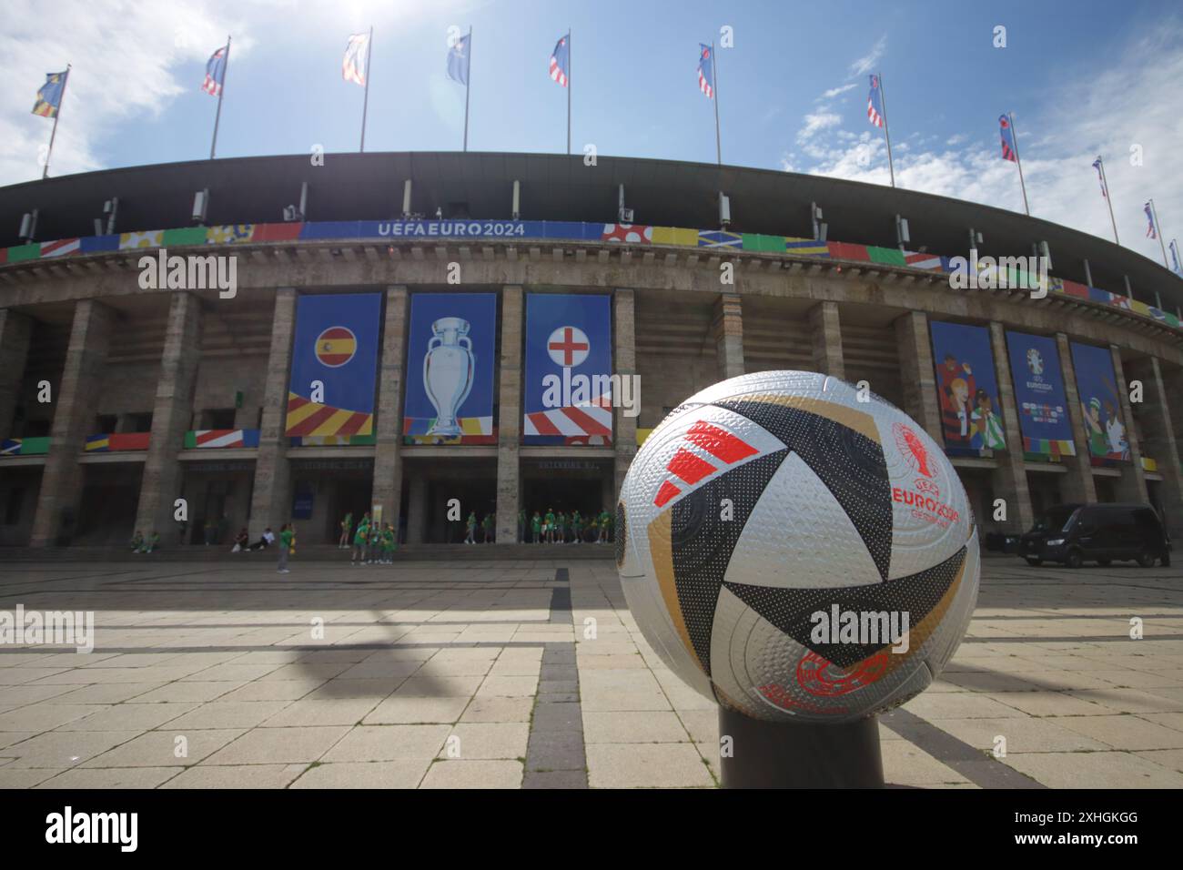 Berlin, Germany, 14, July, 2024. Olympiastadion Berlin is waiting for ...