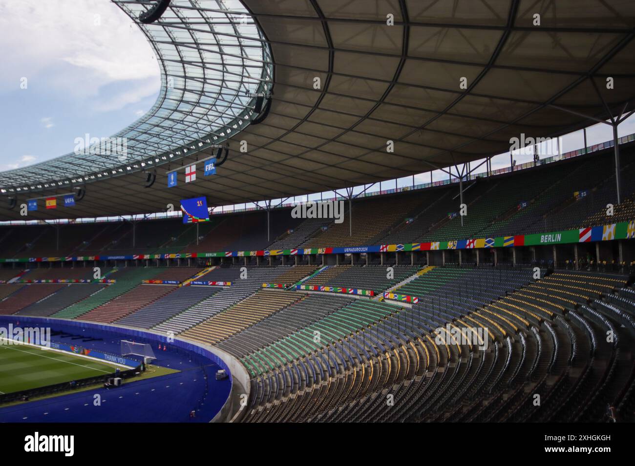 Berlin, Germany, 14, July, 2024. Olympiastadion Berlin is waiting for ...