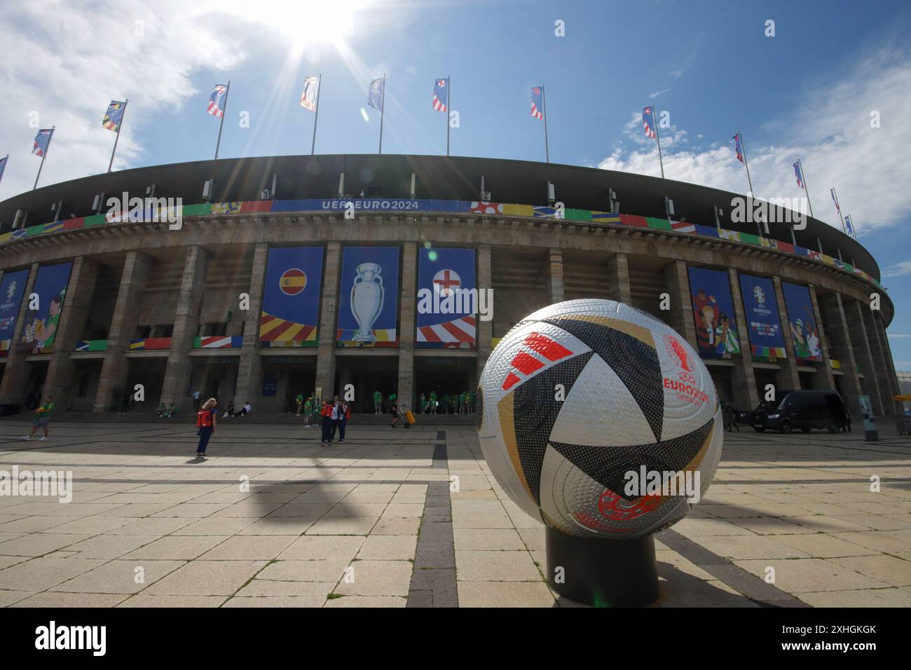 Berlin, Germany, 14, July, 2024. Olympiastadion Berlin is waiting for ...