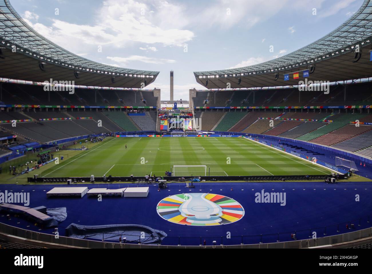 Berlin, Germany, 14, July, 2024. Olympiastadion Berlin is waiting for ...