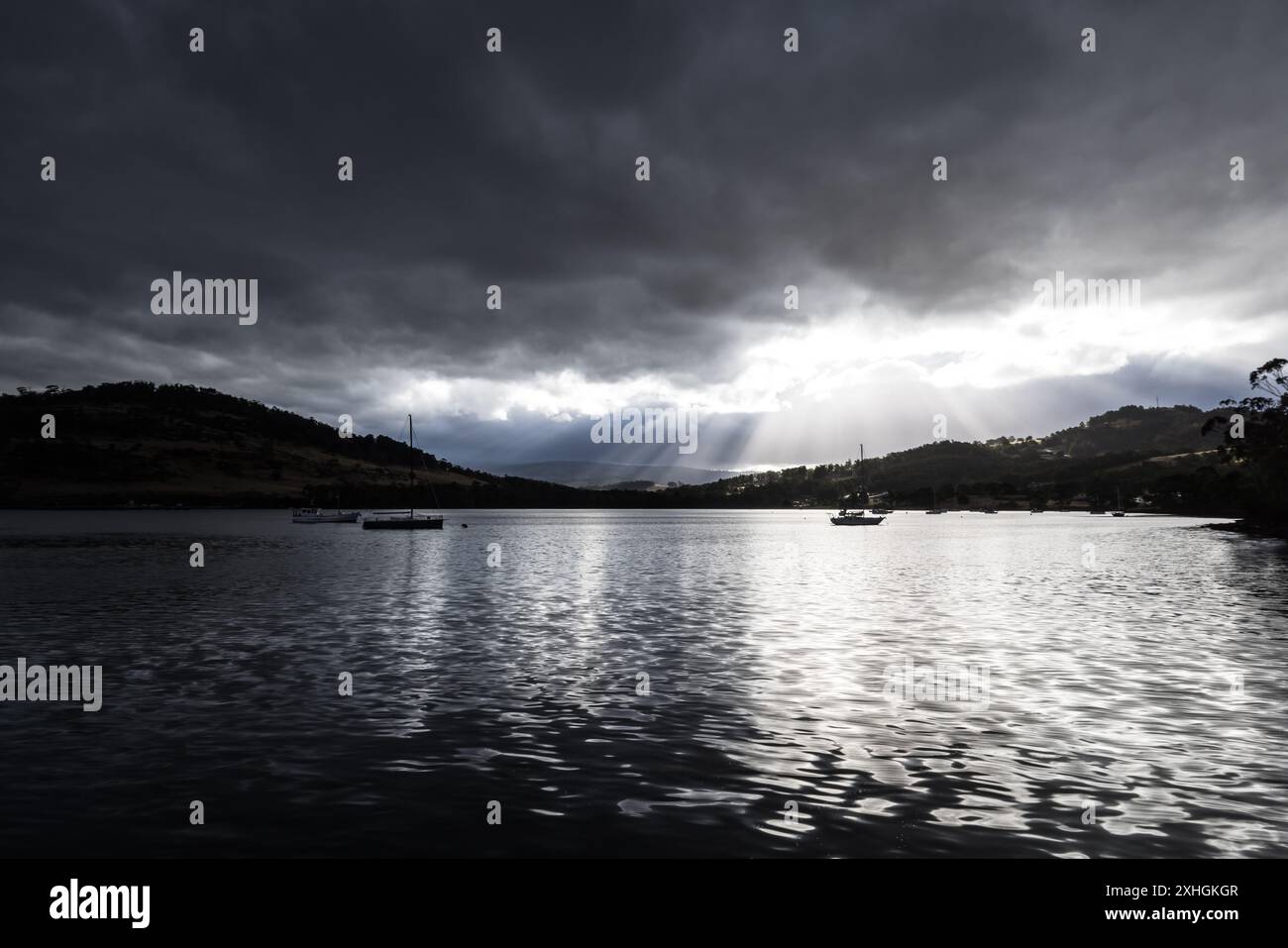 Port Huon in Huon Valley Tasmania Australia Stock Photo - Alamy