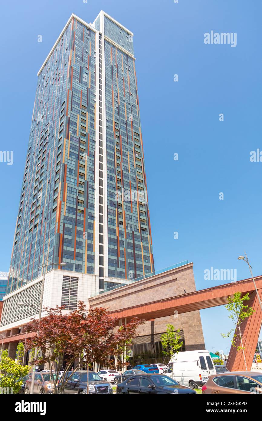 Batumi, Georgia - 13 JUNE 2024: Modern Georgian architecture and street ...