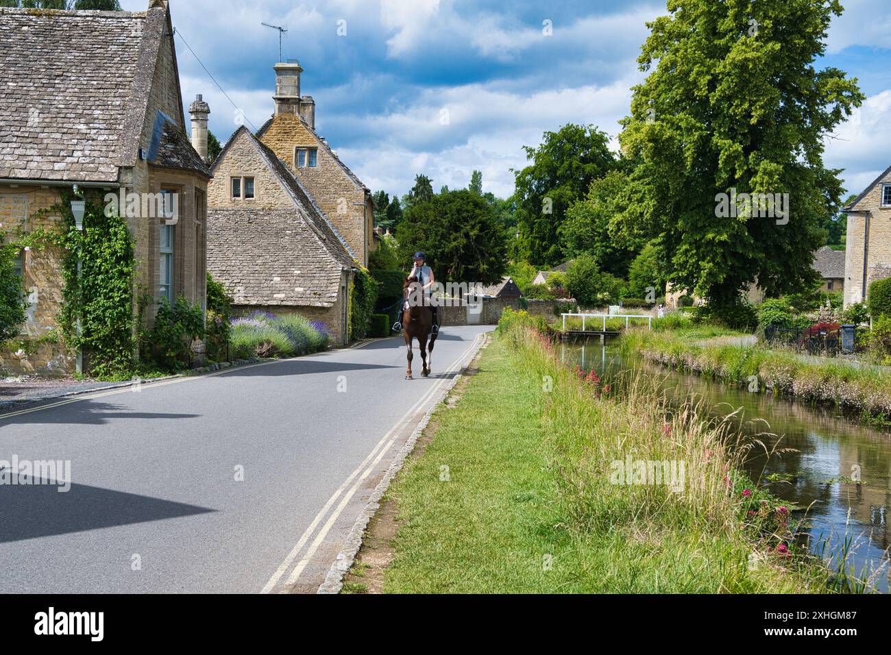 Lower Slaughter, a settlement which dates back over a thousand years ...