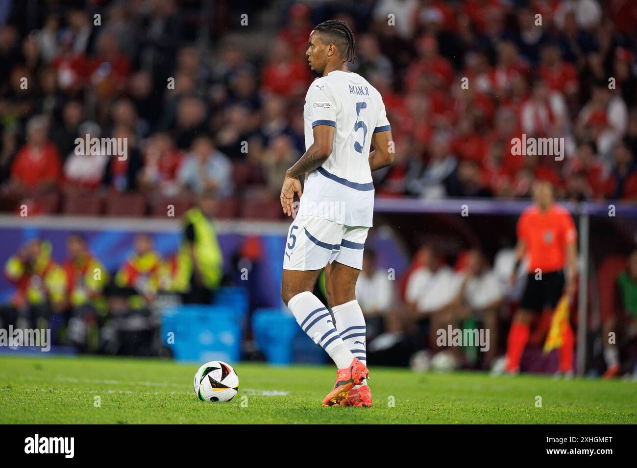Cologne, Germany - 06 19 2024: Manuel Akanji seen during UEFA Euro 2024 ...