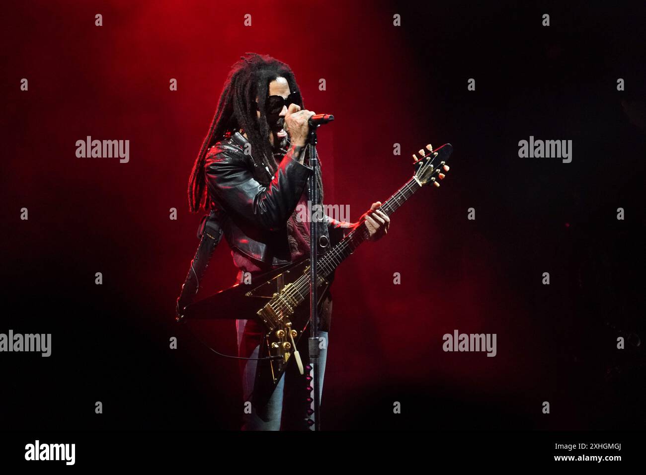 LENNY KRAVITZ during the Music Concert Umbria Jazz 2024 on July 12 ...