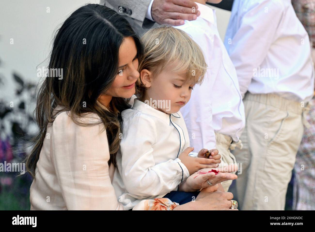 Princess Sofia and prince Gabriel during Crown Princess Victoria's 47th ...