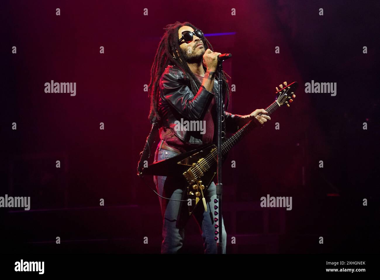 LENNY KRAVITZ during the Music Concert Umbria Jazz 2024 on July 12 ...