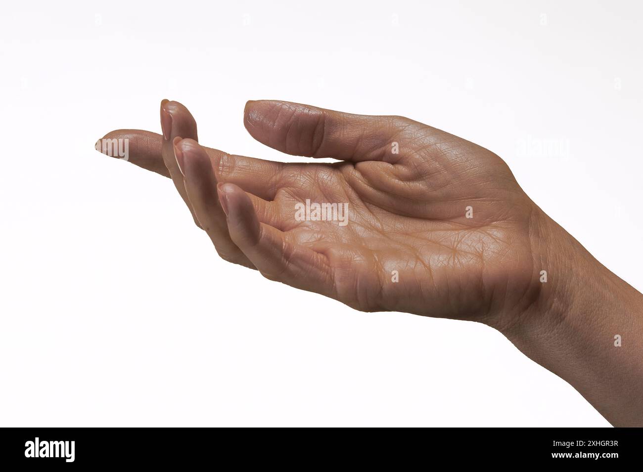 Black African Hand Pointing Stock Photo - Alamy