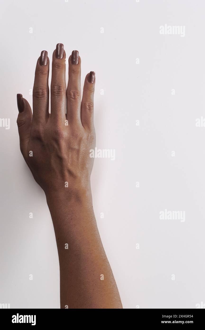 Back Of Black African Hand Stock Photo - Alamy