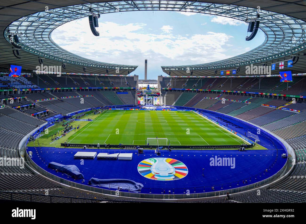 Ground View inside the Stadium during the Spain v England UEFA Euro 2024 Final at the ...
