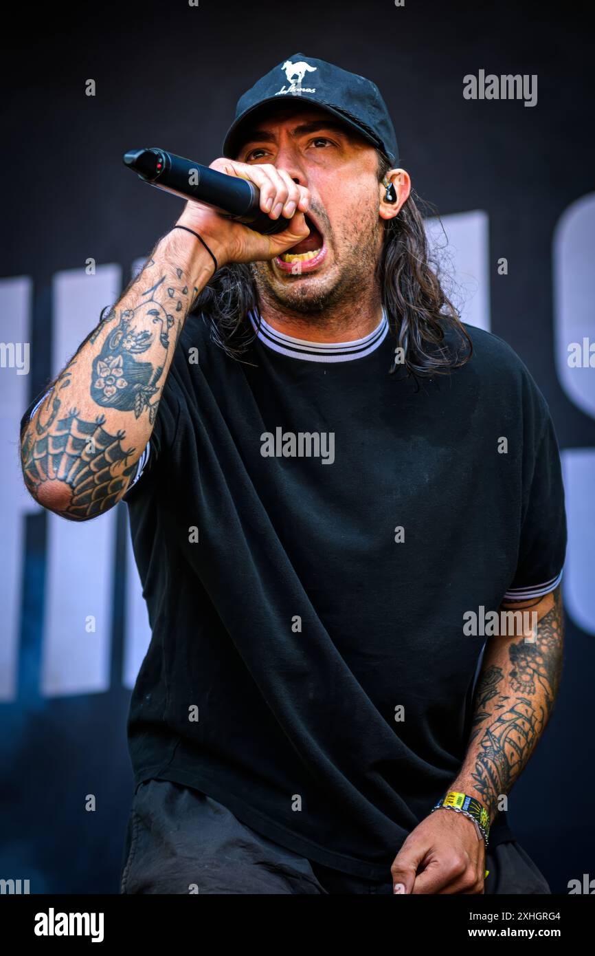 Copenhagen, Denmark. 21st, June 2024. The Australian metalcore band Make Them Suffer performs a ...