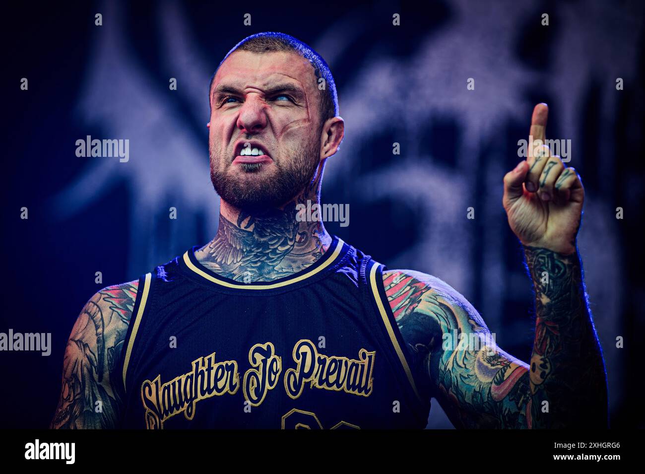 Copenhagen, Denmark. 21st, June 2024. The Russian-British deathcore ...