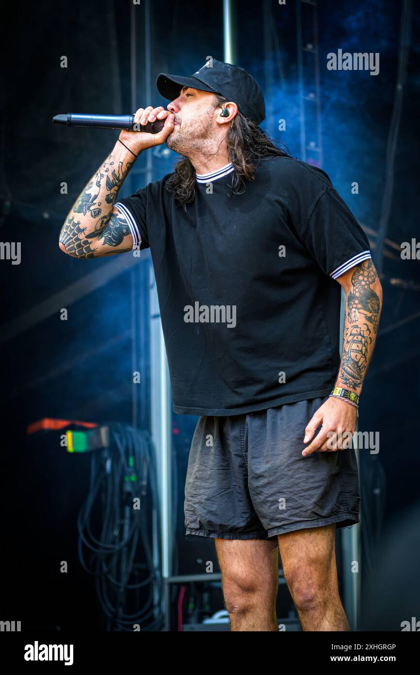 Copenhagen, Denmark. 21st, June 2024. The Australian metalcore band Make Them Suffer performs a ...