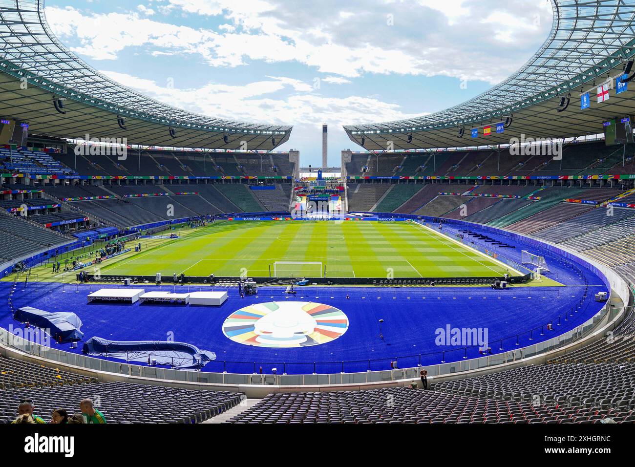 Berlin, Germany. 14th July, 2024. Ground View inside the Stadium during ...