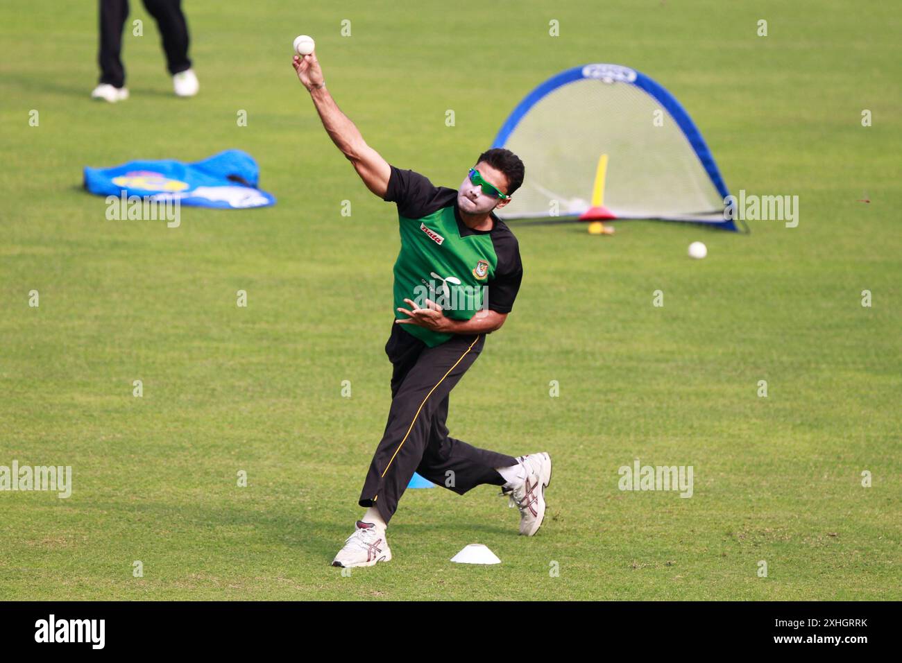 Bangladesh National Cricket Team attends practice session at Sher-e ...