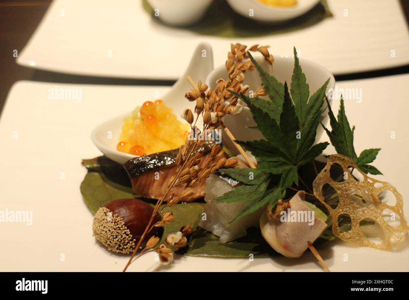 Japanese appetizer plate in Japan Stock Photo - Alamy