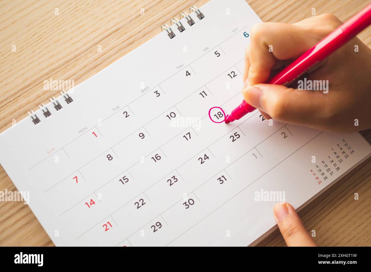 Mark your calendar hi-res stock photography and images - Alamy