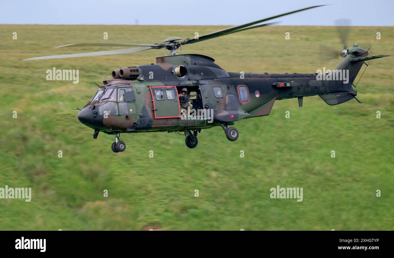 Royal Netherlands Air Force Helicopters in action, during Operation Tac Blaze 2024 at RAF ...