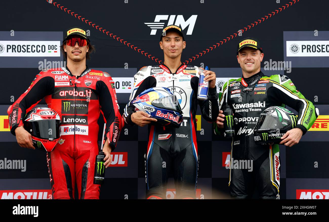 1st Toprak Razgatlioglu (ROKit BMW Motorrad WorldSBK Team), 2nd Nicolo ...