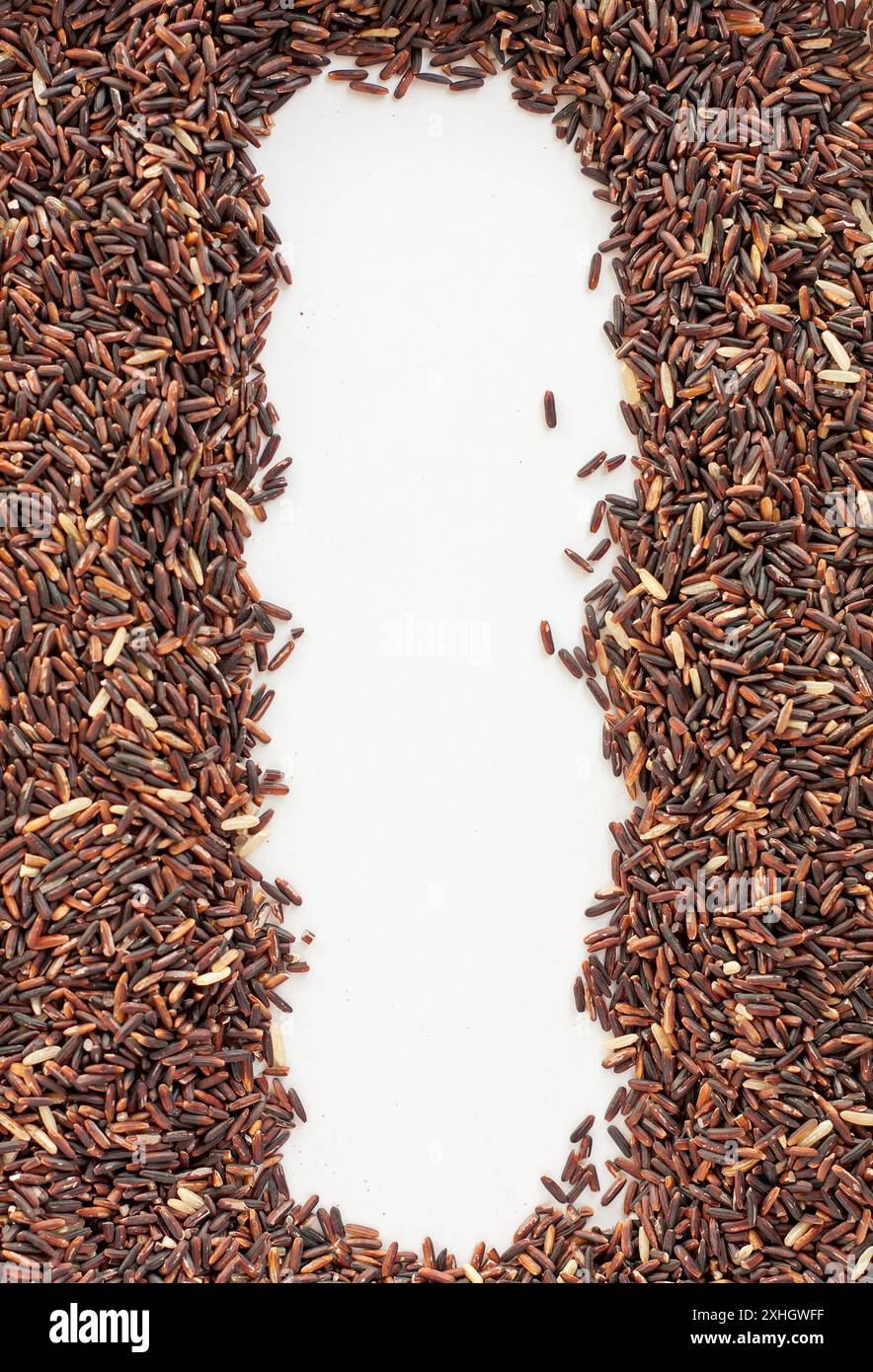 Thai black jasmine rice, Rice berry Stock Photo - Alamy