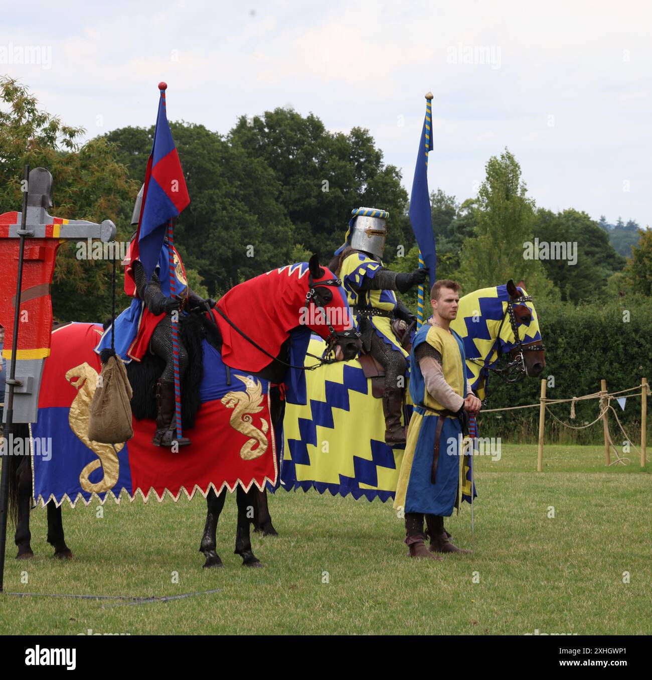 Hever Castle, Kent 14 July 2024 The Knights of Royal England ...