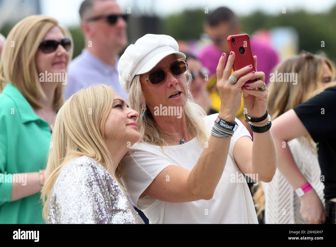 Crowds at the Trnsmt Festival at Glasgow Green in Glasgow. Picture date ...