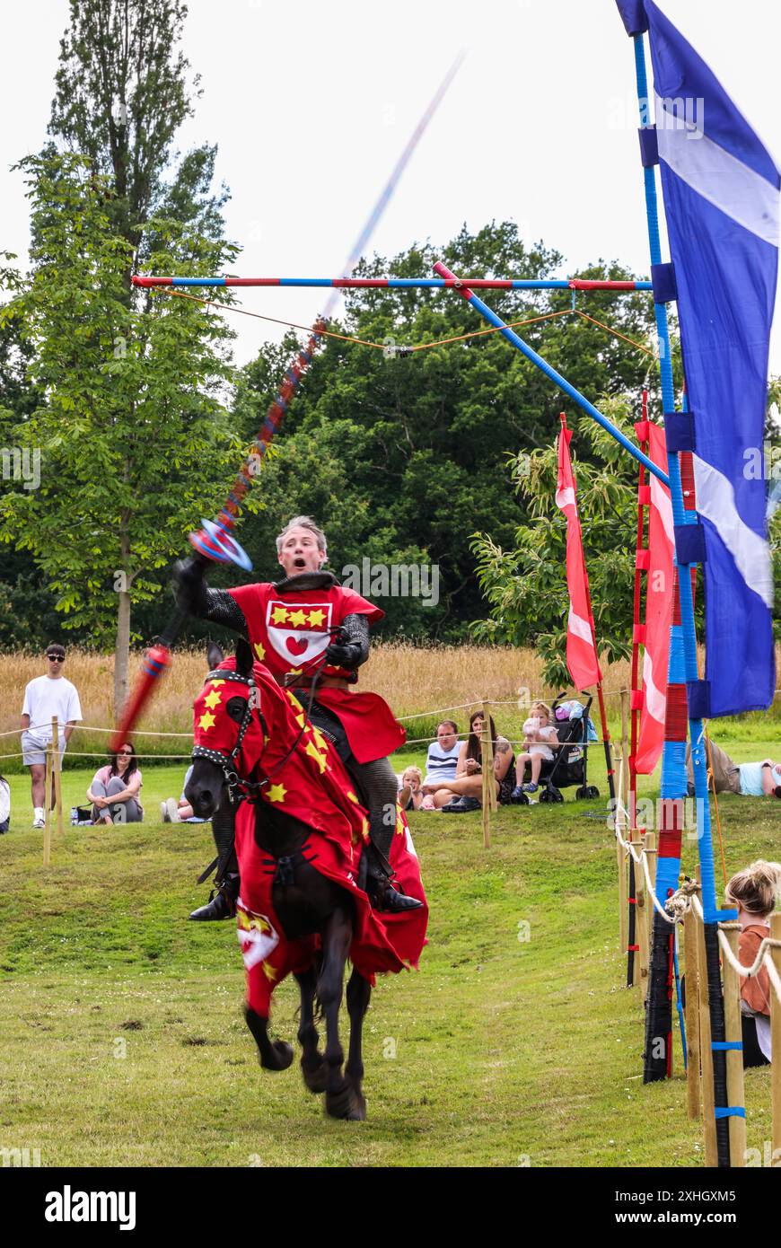 Hever Castle, Kent 14 July 2024 The Knights of Royal England ...