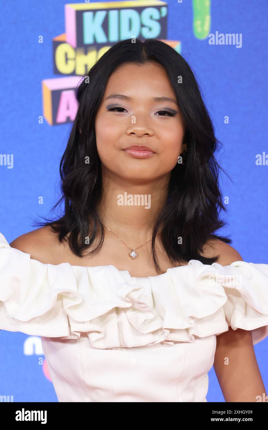 Glee Dango attends Nickelodeon Kids' Choice Awards 2024 at Barker Hangar on July 13, 2024 in ...