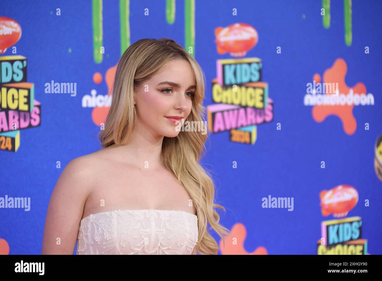 Santa Monica, USA. 14th July, 2024. Mckenna Grace attends Nickelodeon Kids' Choice Awards 2024 ...