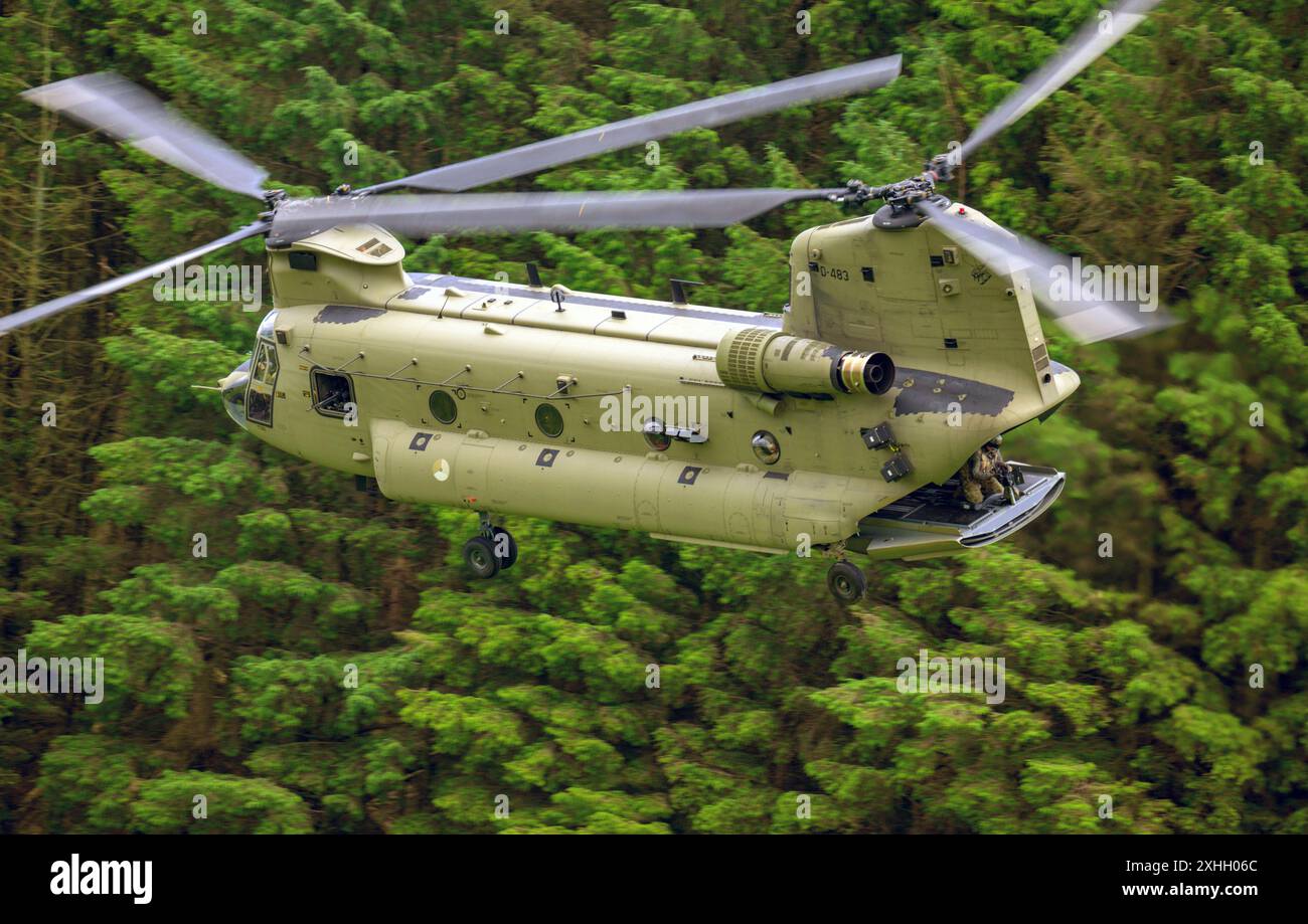 Royal Netherlands Air Force Helicopters in action, during Operation Tac ...