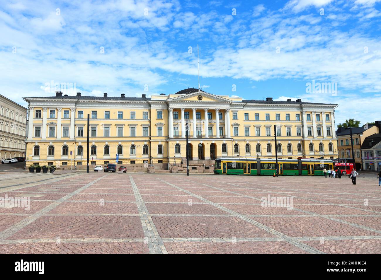 The Government Palace of Finland on Senate Square in Helsinki city ...