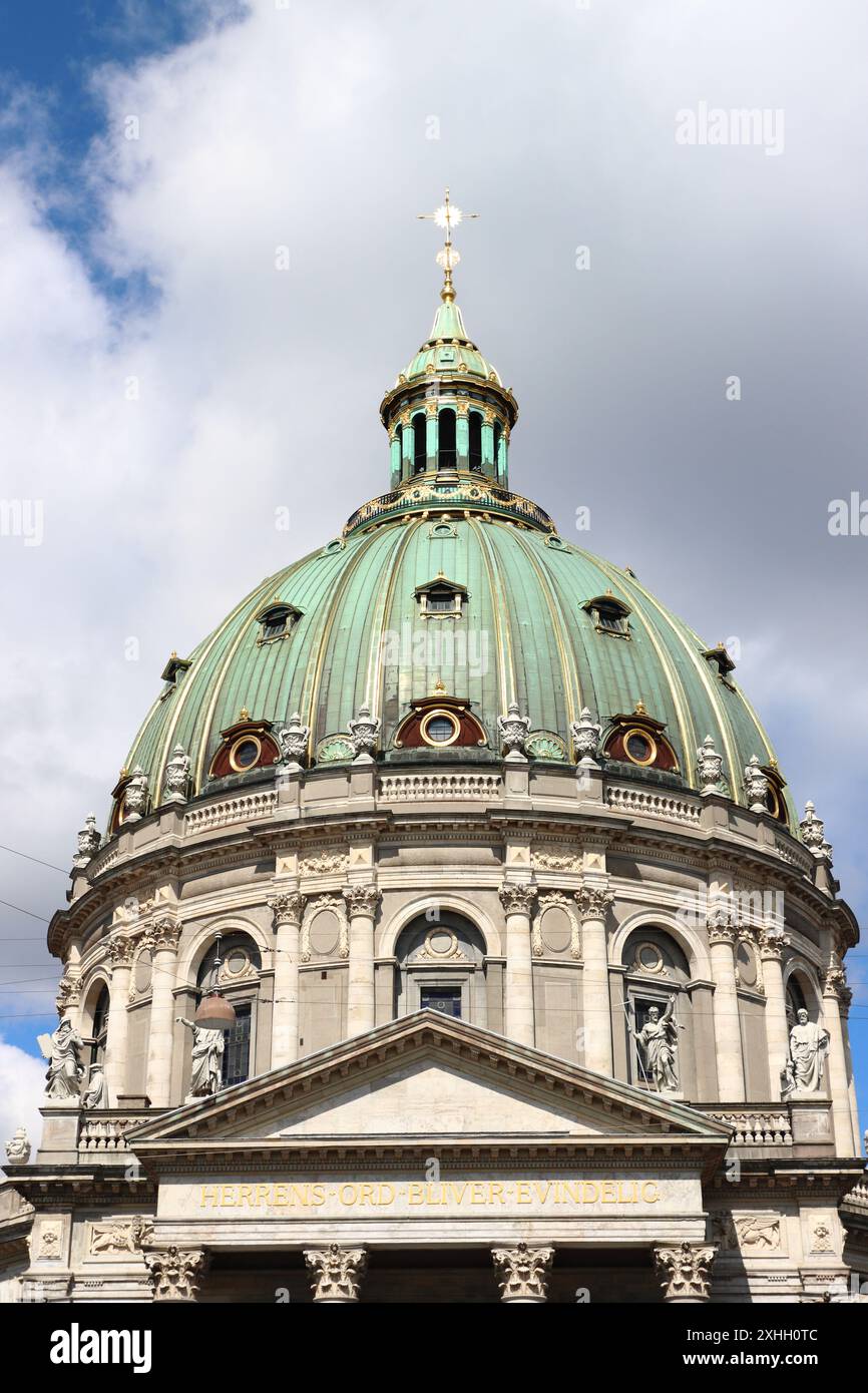 Dome of Frederiks Kirke (Frederick's Church), known as Marmorkirken ...