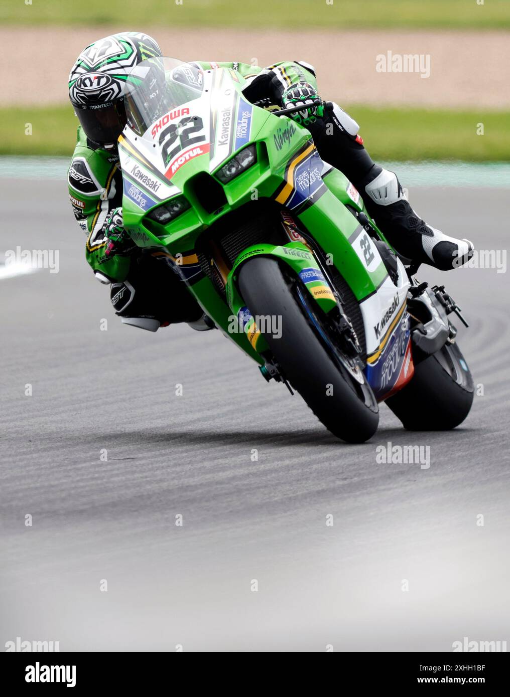 3rd placed rider, Alex Lowes (Kawasaki Racing Team WorldSBK) during day ...