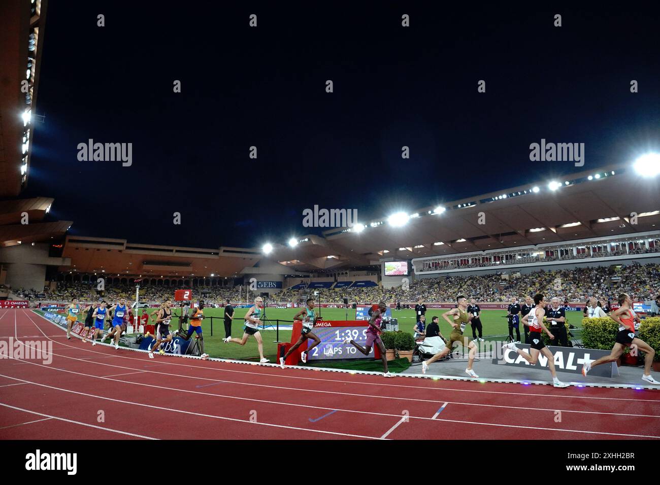 The 1500 mt. men during Diamond League - Herculis Meeting International ...