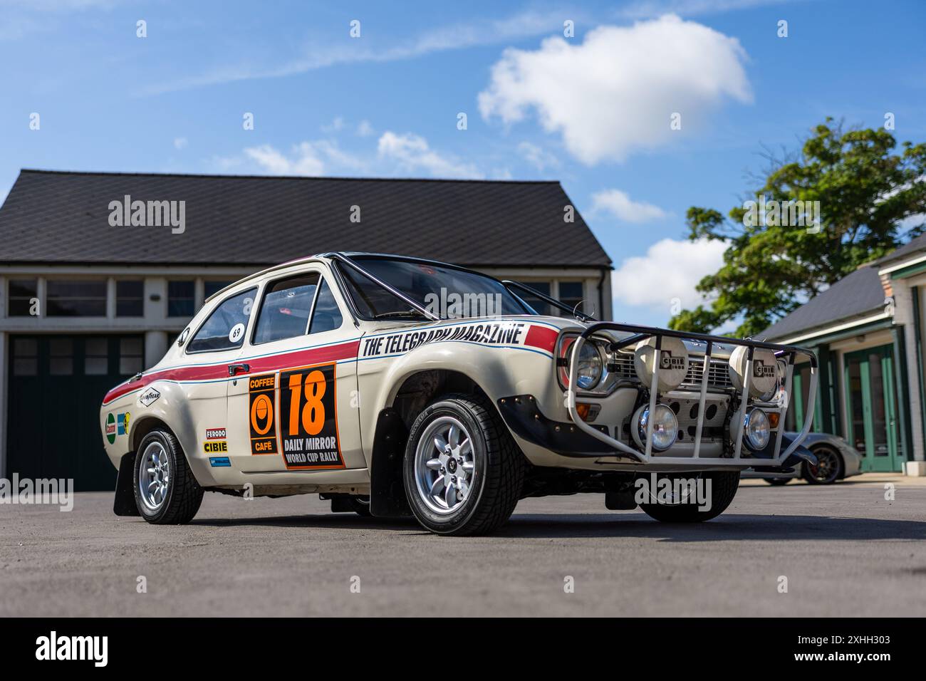 1969 Ford Escort 1850 GT World Cup Rally Car, on display at the Euro’s ...