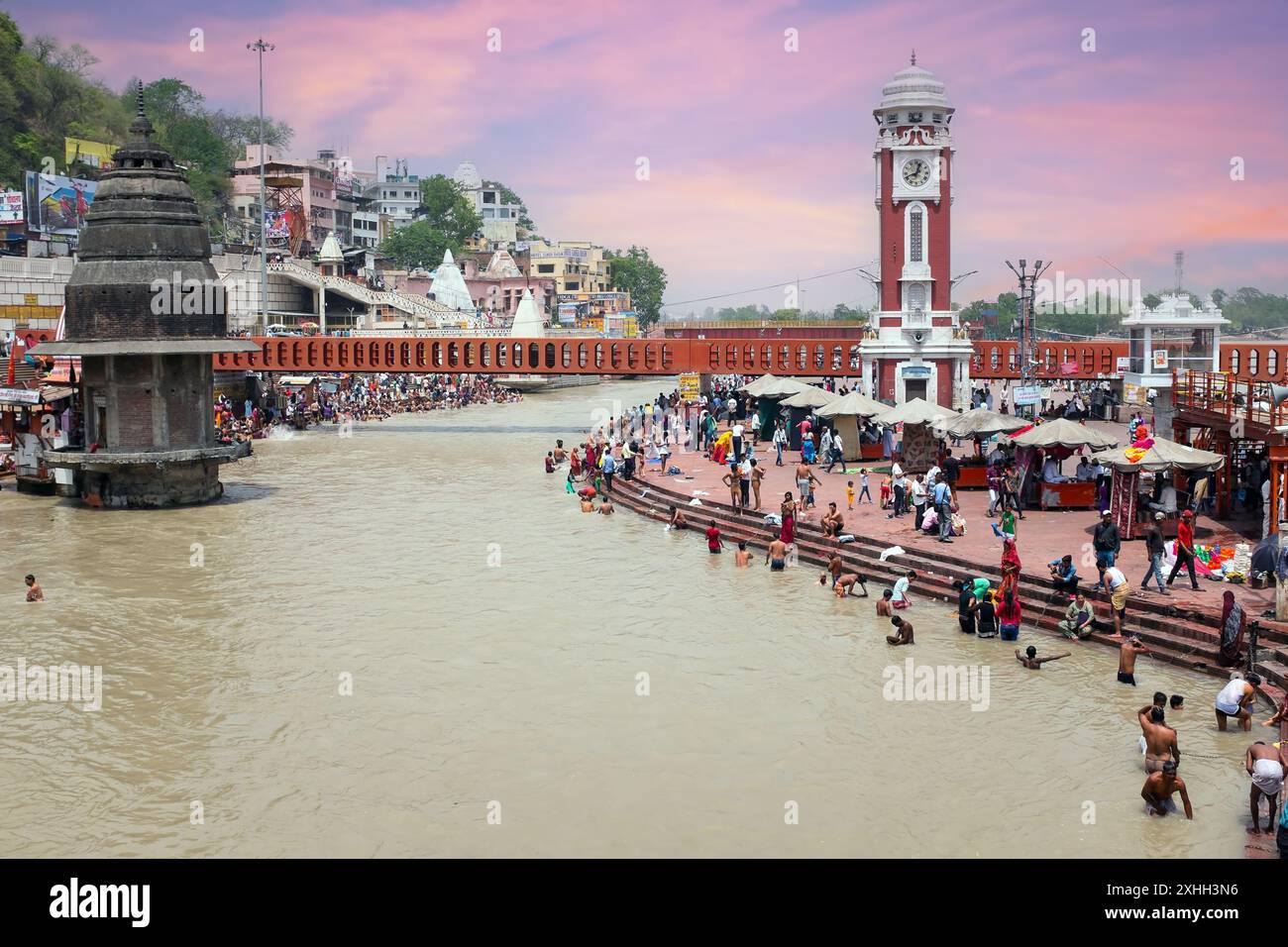 Biggest clock in haridwar hi-res stock photography and images - Alamy