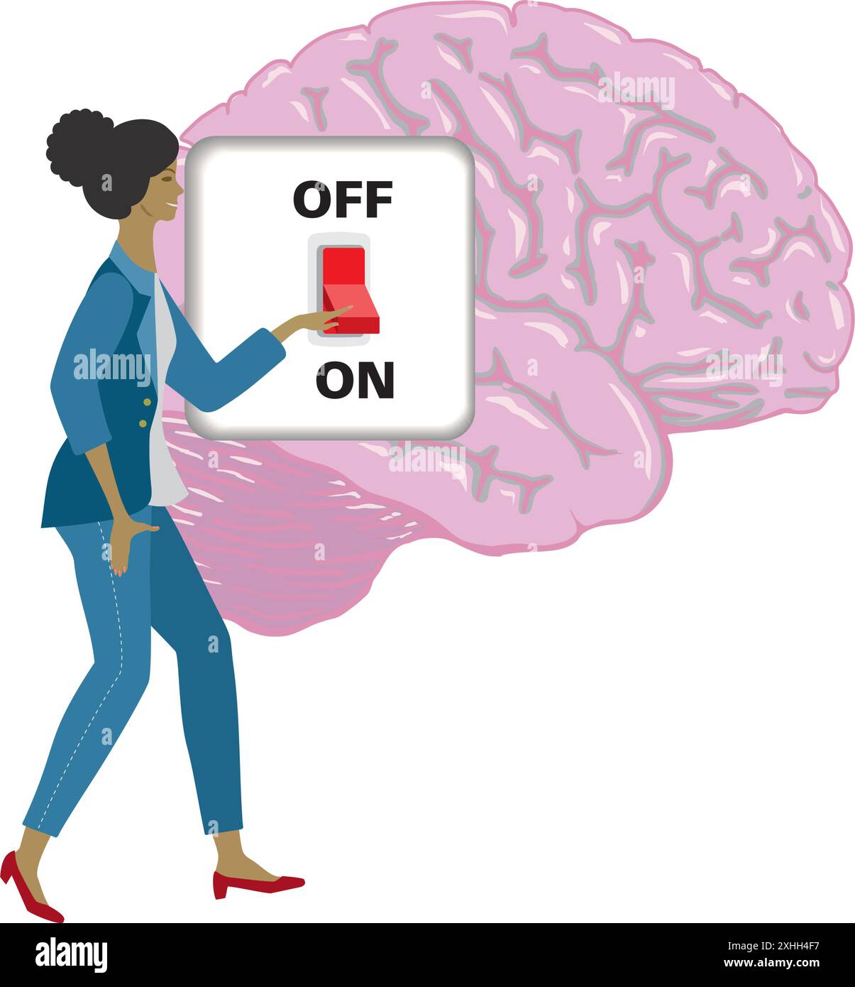 Woman problem skin on Stock Vector Images - Alamy