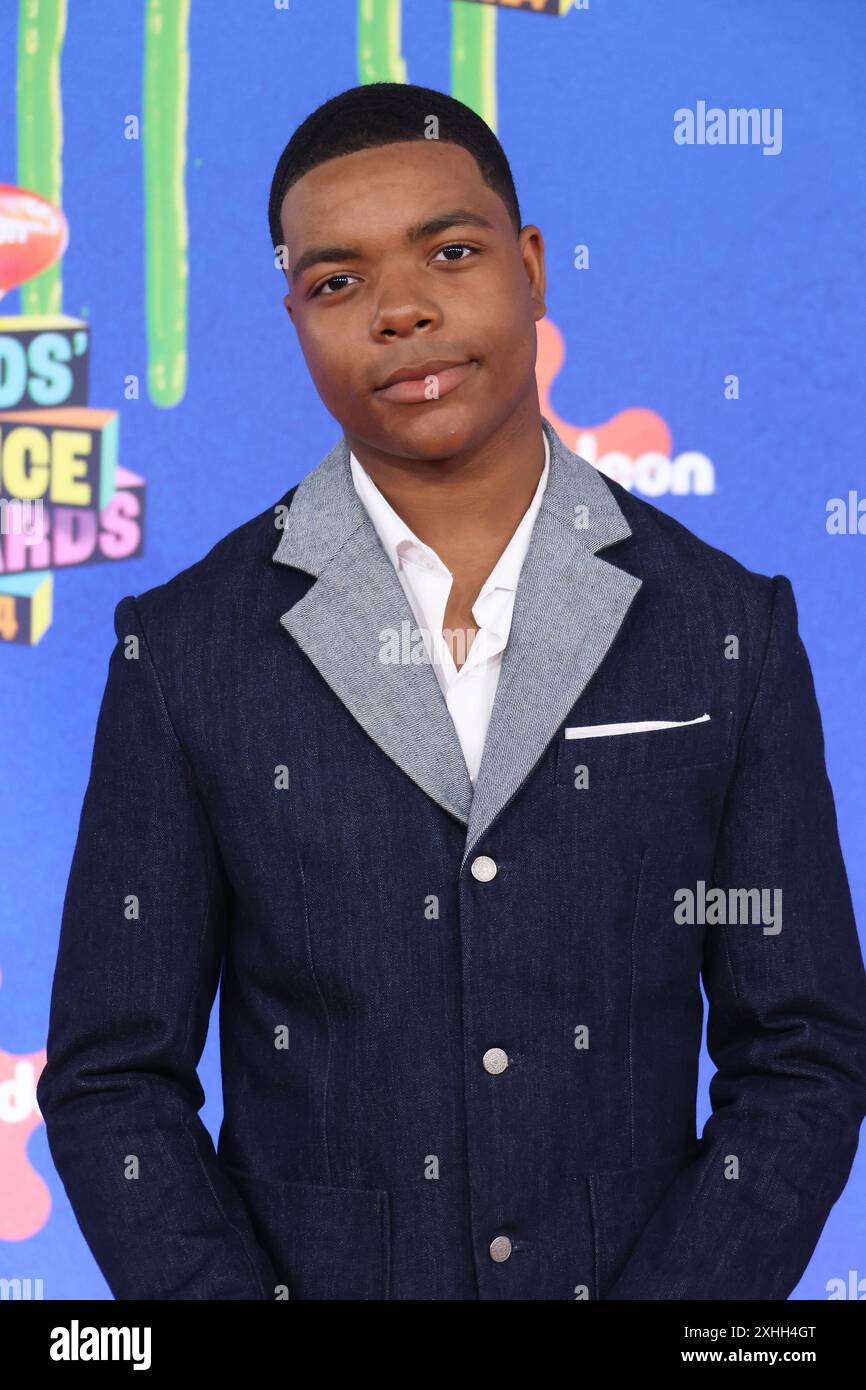 Santa Monica, USA. 14th July, 2024. Elijah Cooper attends Nickelodeon ...
